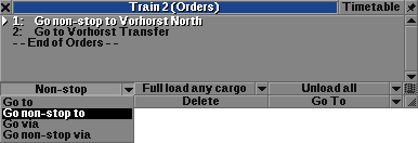 OpenTTD | Orders